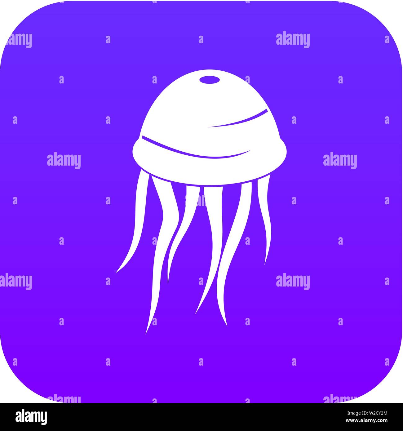 Purple octopus icon Cut Out Stock Images & Pictures - Alamy
