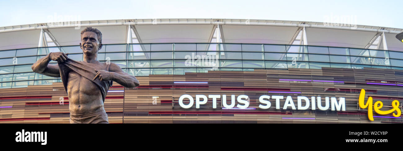 Bronze Statue of Nicky, Neil Elvis Winmar, an indigenous Noongar AFL ...