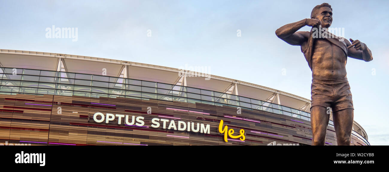 Bronze Statue of Nicky, Neil Elvis Winmar, an indigenous Noongar AFL ...