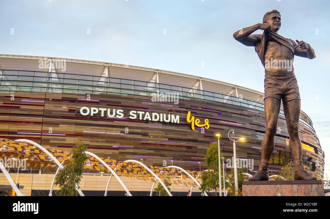 Bronze Statue of Nicky, Neil Elvis Winmar, an indigenous Noongar AFL ...