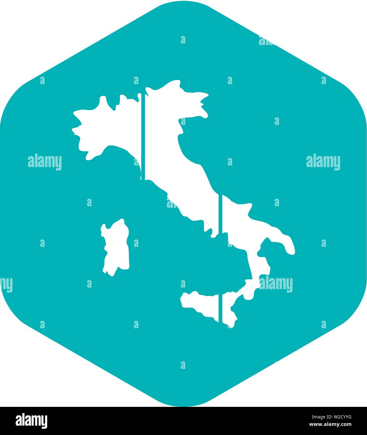 Map of Italy icon, simple style Stock Vector Image & Art - Alamy