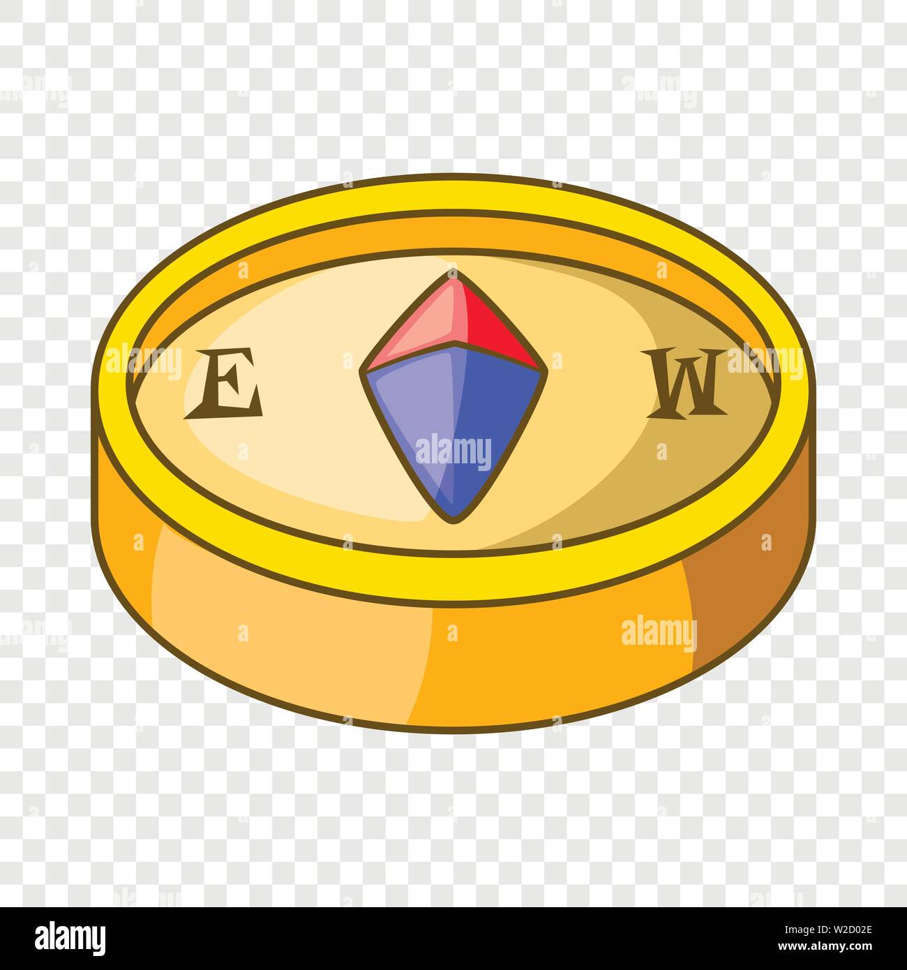 Compass icon, cartoon style Stock Vector Image & Art - Alamy