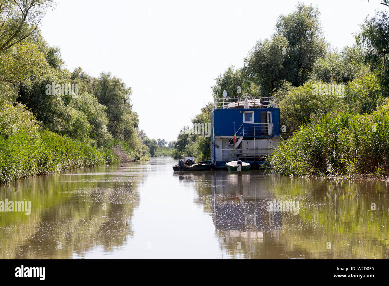 Picture of the biosphere of the Danube Delta in Romania, protected ...
