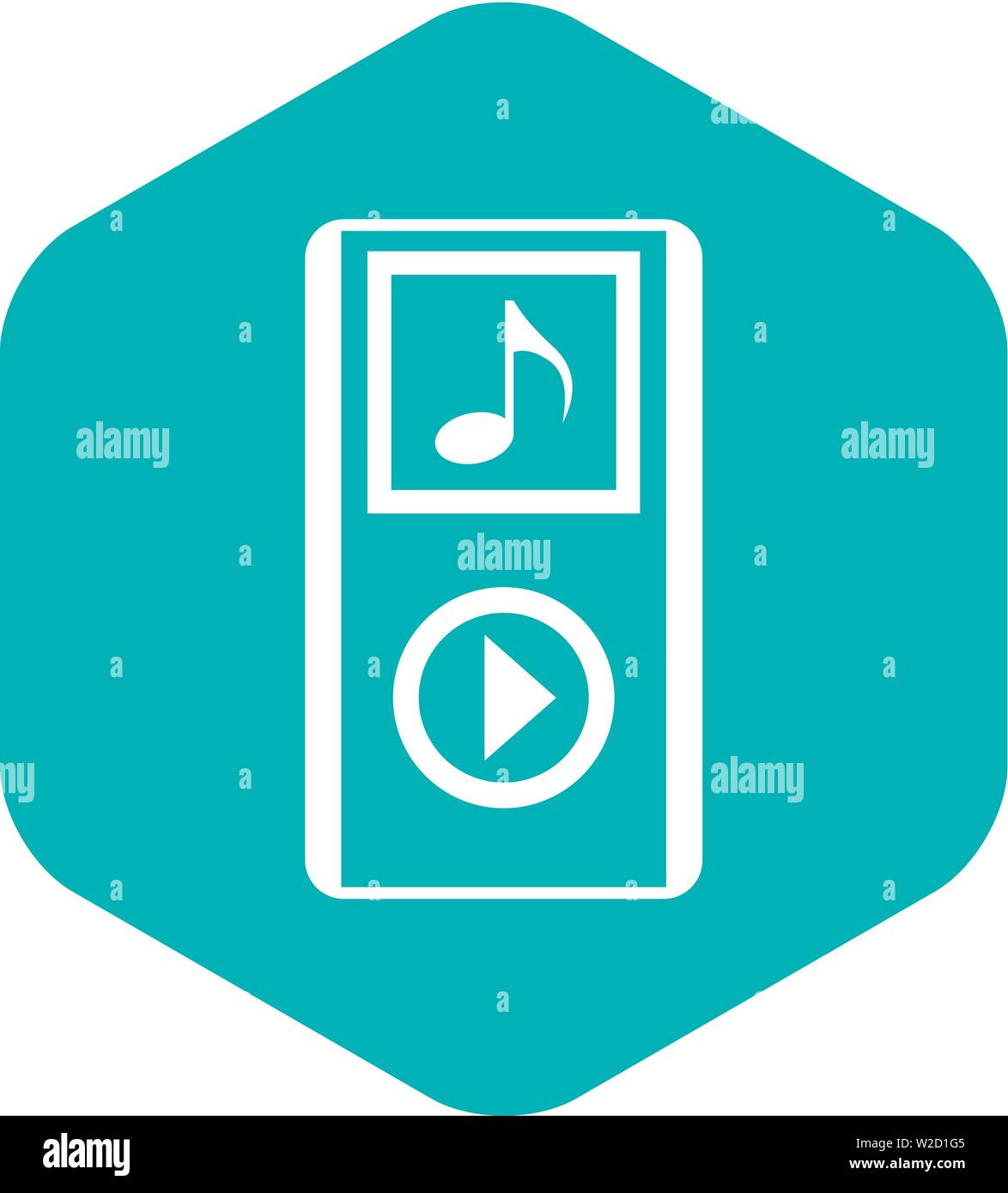 Mini MP3 portable player icon, simple style Stock Vector Image & Art ...