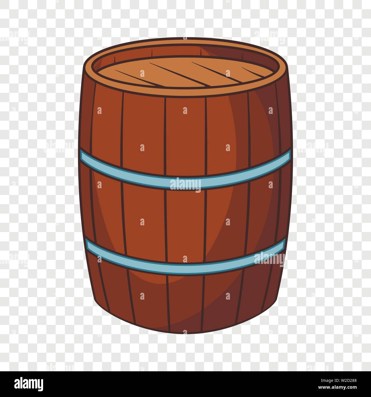 Wine barrel icon, cartoon style Stock Vector Image & Art - Alamy