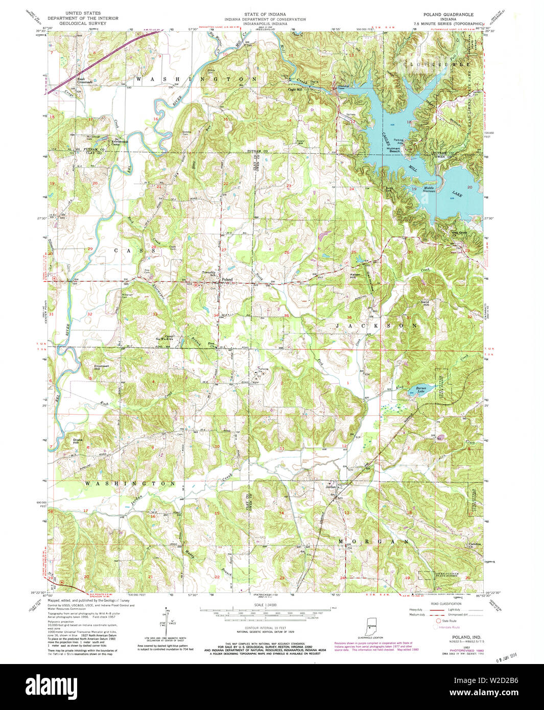 Map of poland 1957 hi-res stock photography and images - Alamy