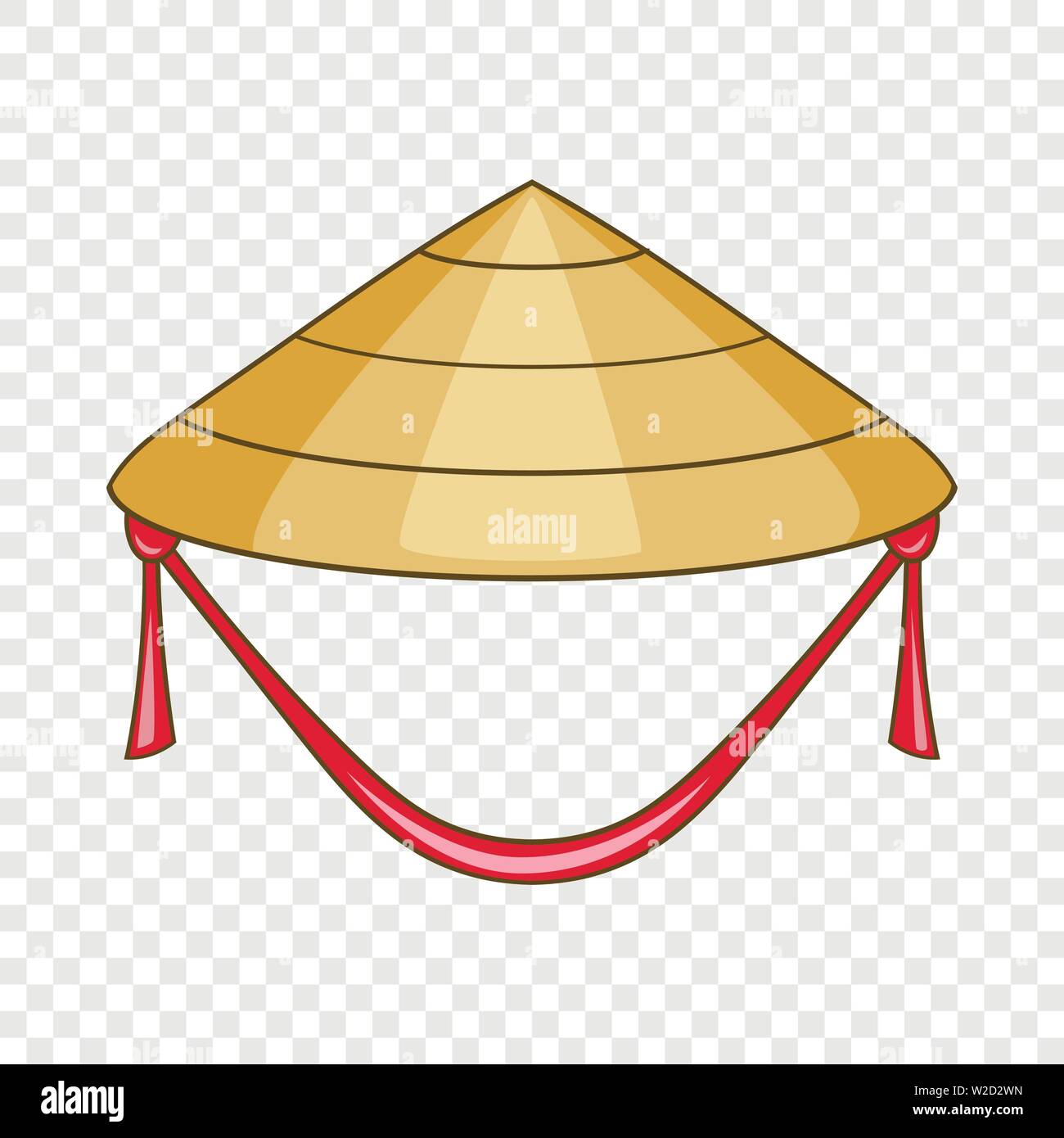 Asian conical hat icon, cartoon style Stock Vector Image & Art - Alamy