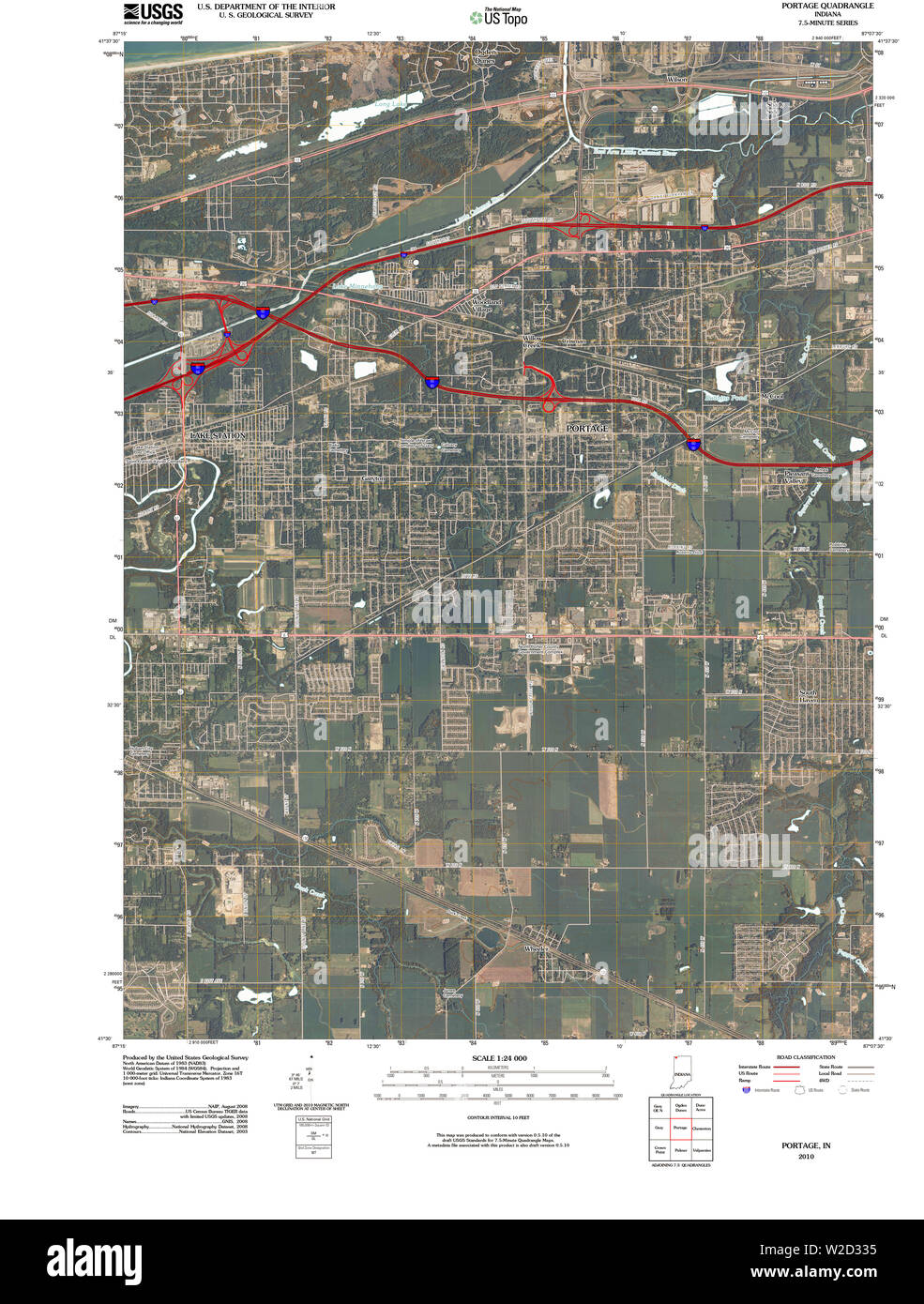 Portage indiana hi-res stock photography and images - Alamy