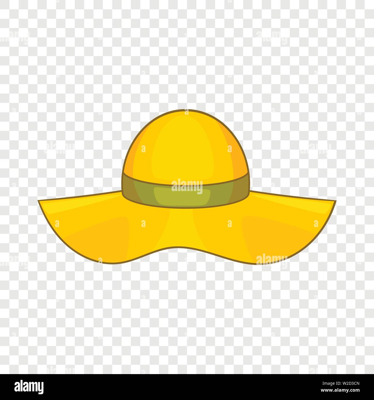 Sun hat icon, cartoon style Stock Vector Image & Art - Alamy