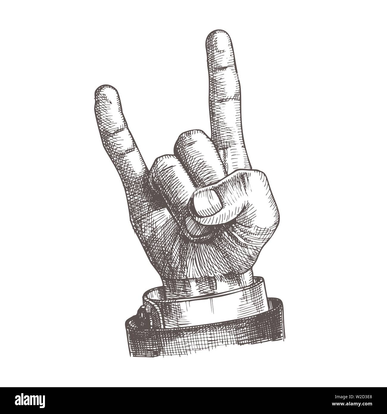 Goat fingers up hi-res stock photography and images - Alamy