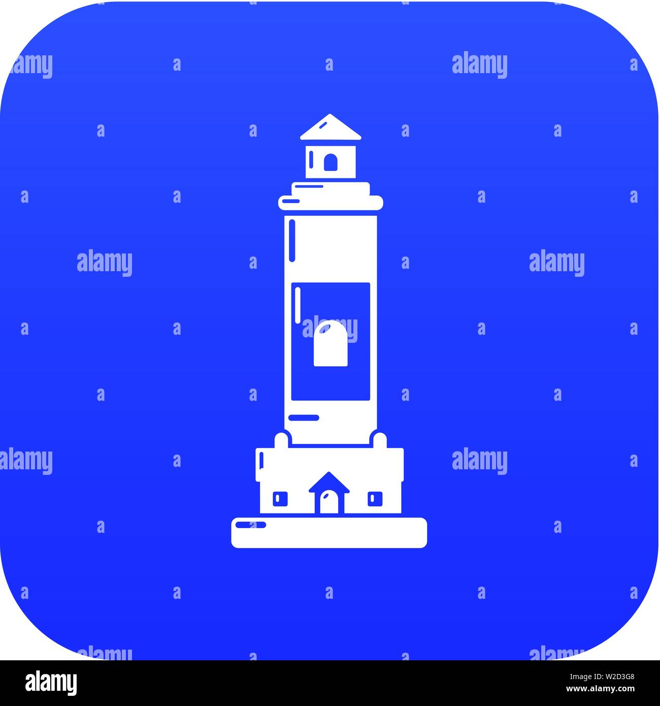 Beacon icon blue vector Stock Vector Image & Art - Alamy