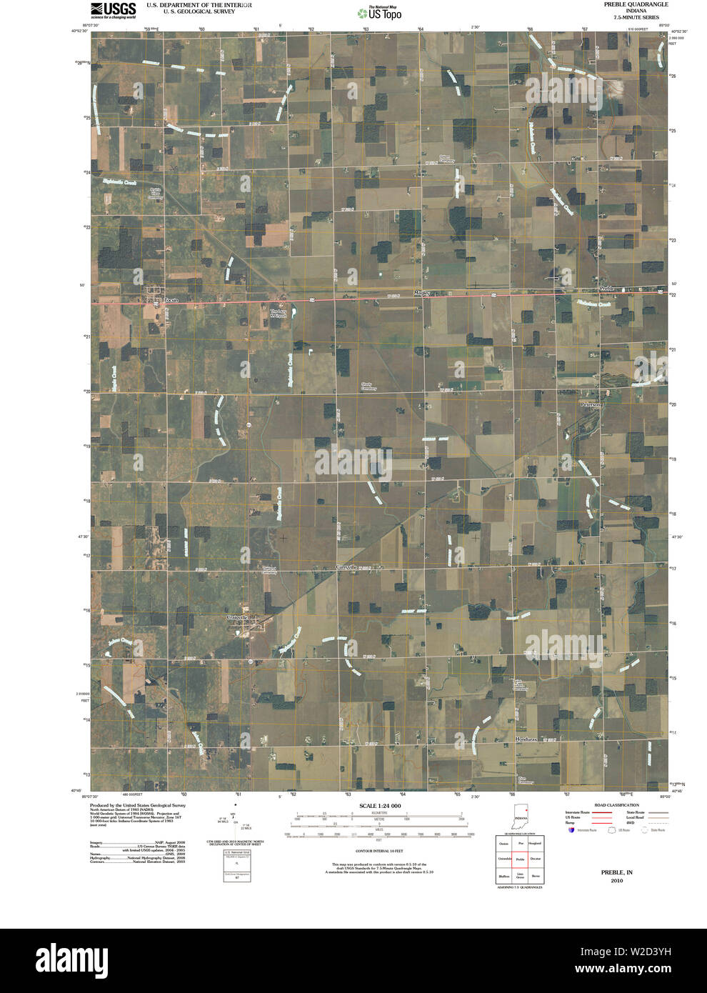 Map of preble hi-res stock photography and images - Alamy