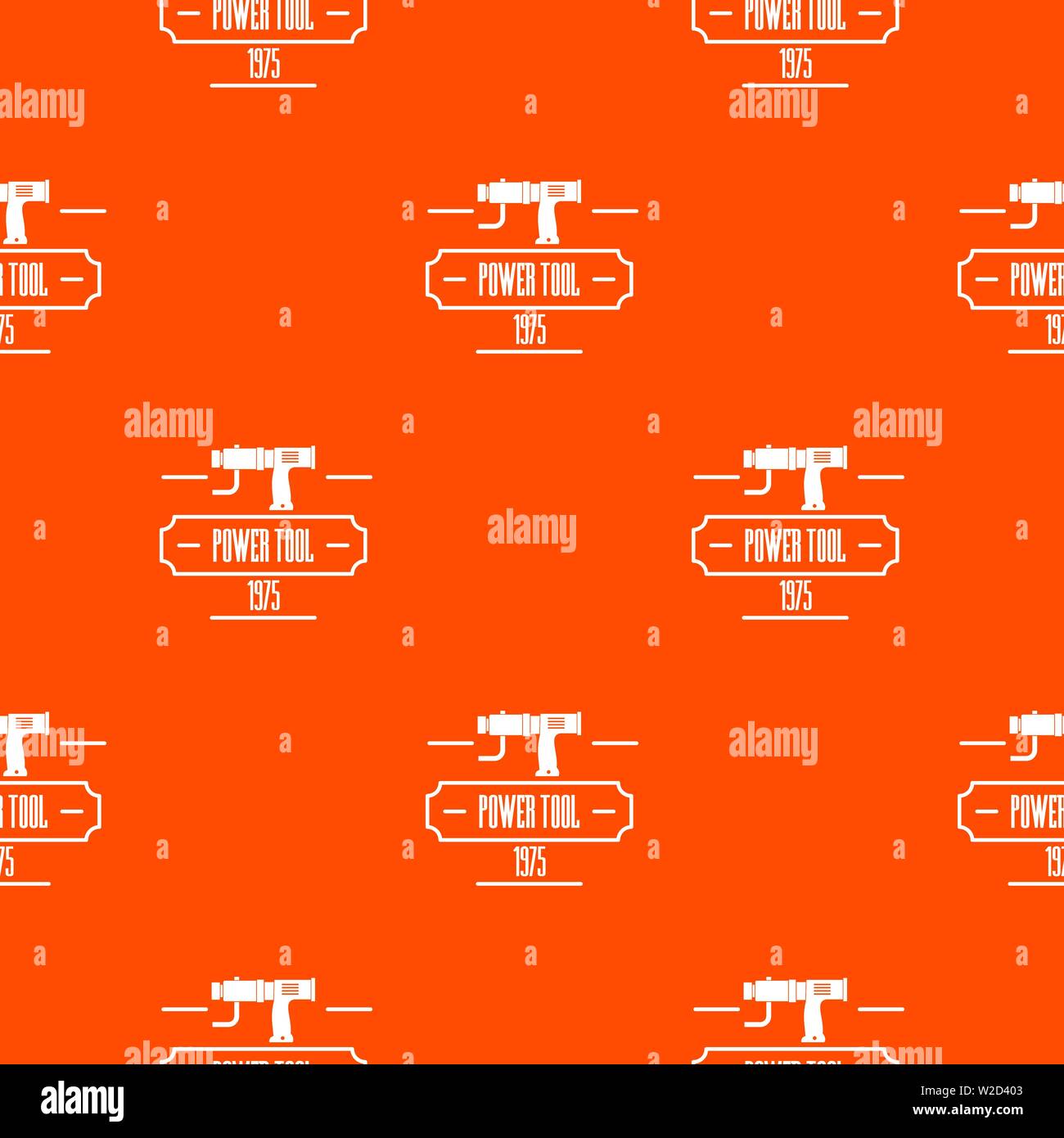 Power tool pattern vector orange Stock Vector Image & Art - Alamy