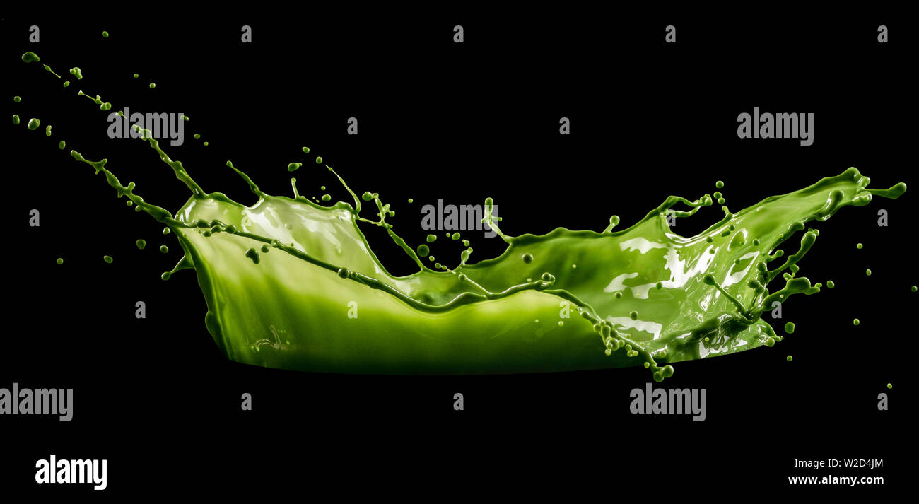 Abstract green splash hi-res stock photography and images - Alamy