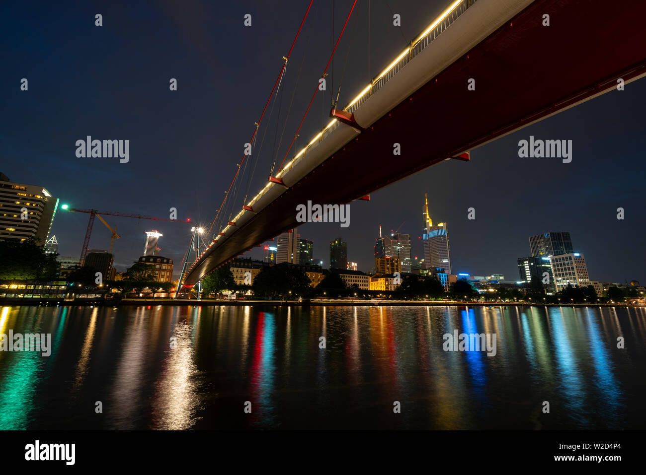 Frankfurt Skyline From River Main High Resolution Stock Photography and ...