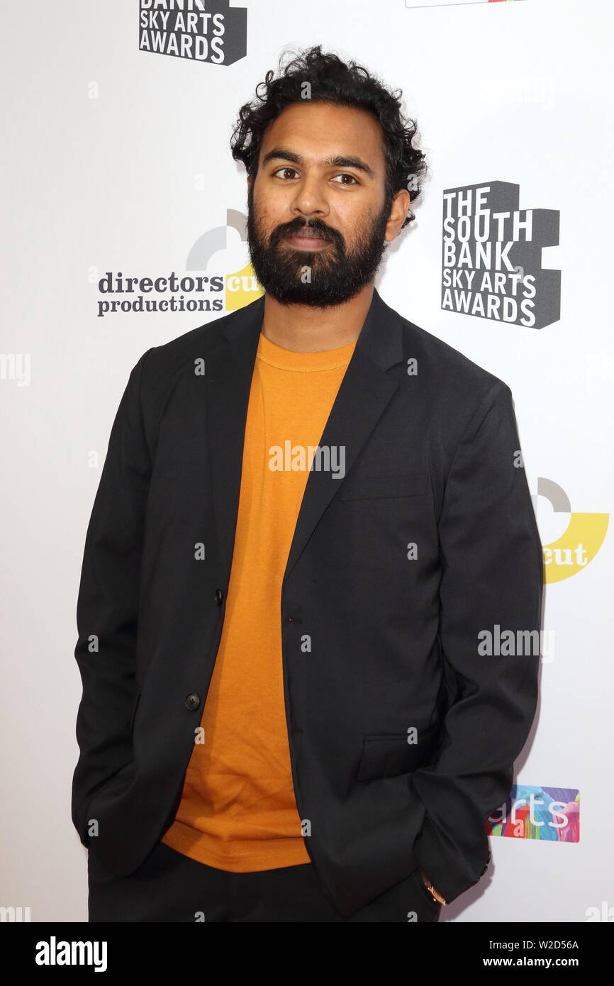 Himesh Patel attends a South Bank Sky Arts Awards at the Savoy, strand ...