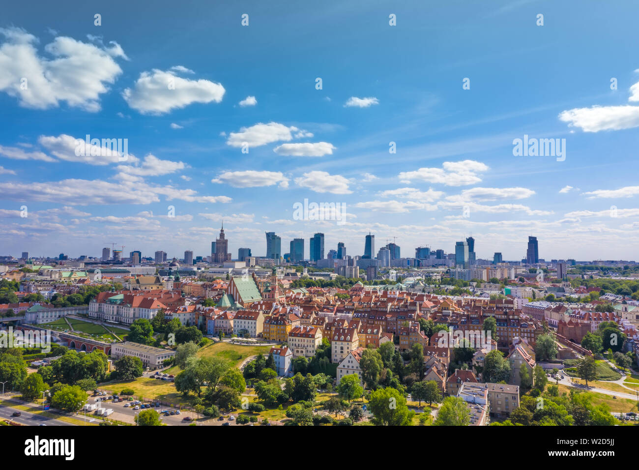 Warsaw from a distance hi-res stock photography and images - Alamy