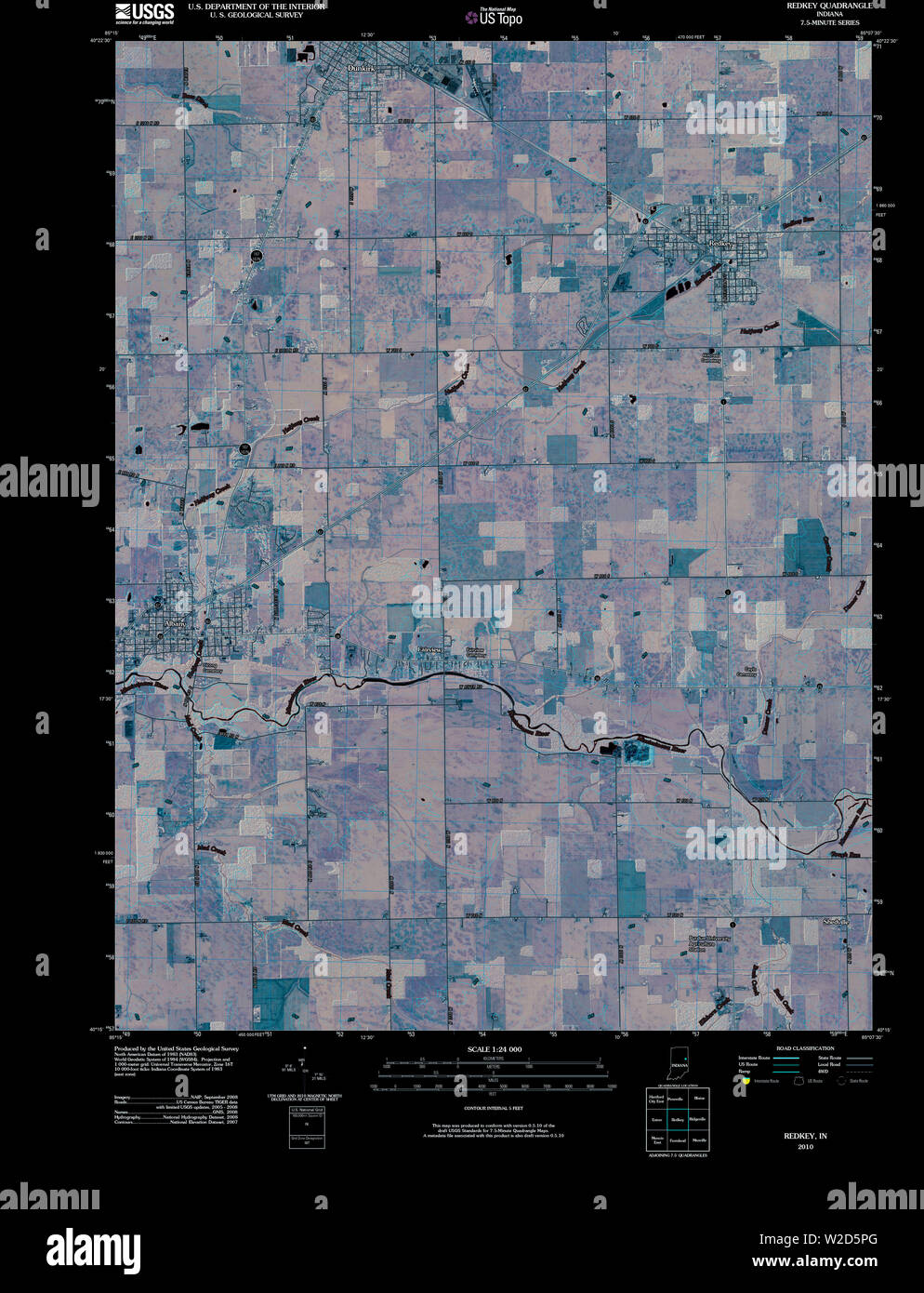 Redkey map hi-res stock photography and images - Alamy