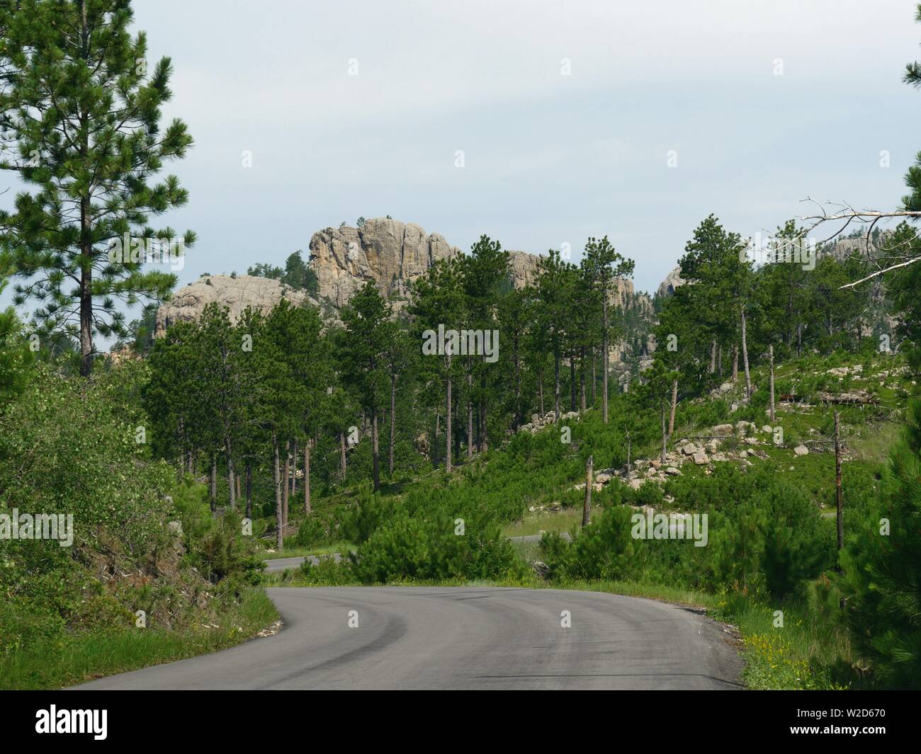 Needles highway scenic drive custer state park hi-res stock photography ...