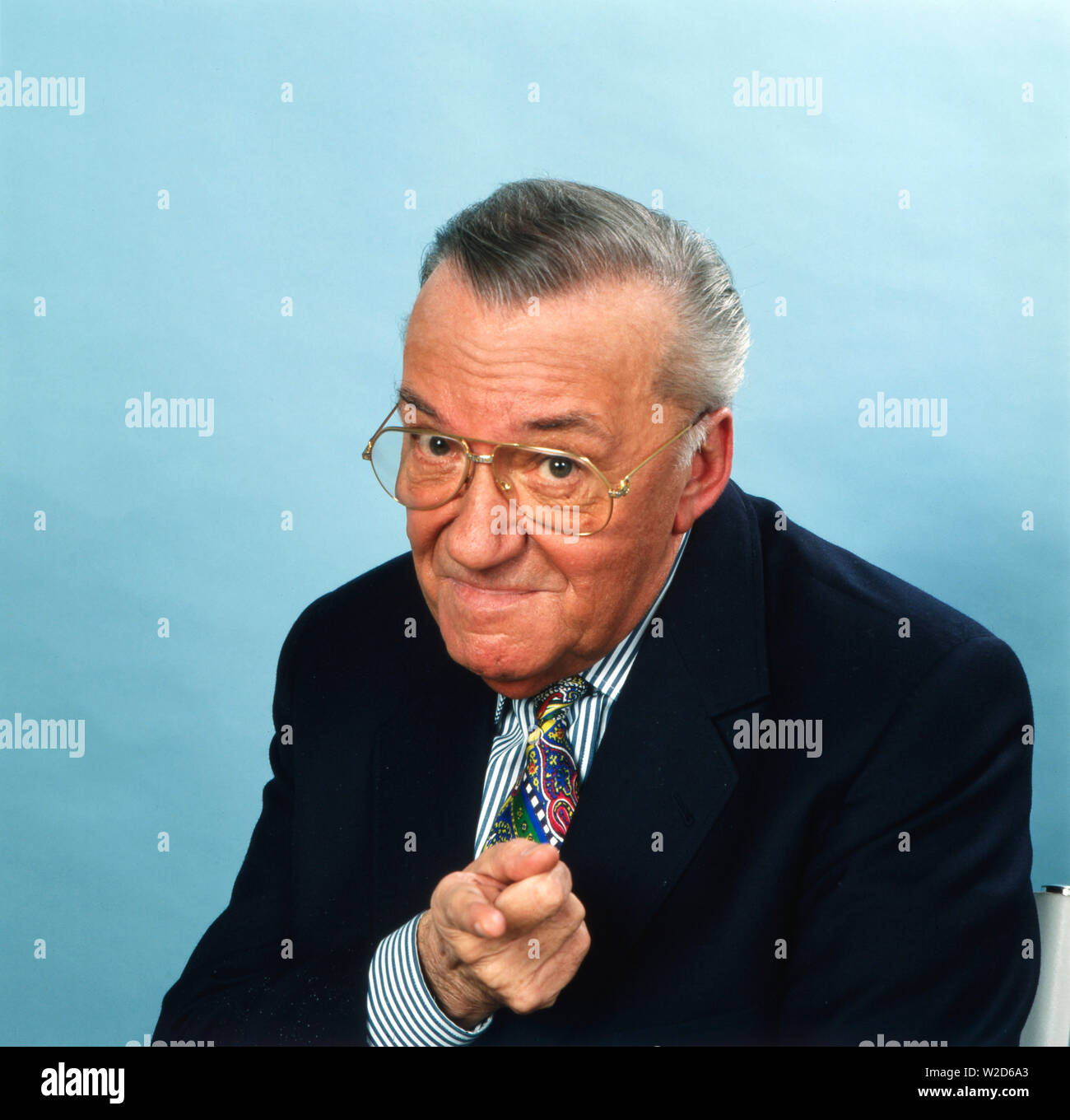 Porträtaufnahme des deutschen Showmasters und Schauspielers Heinz ...