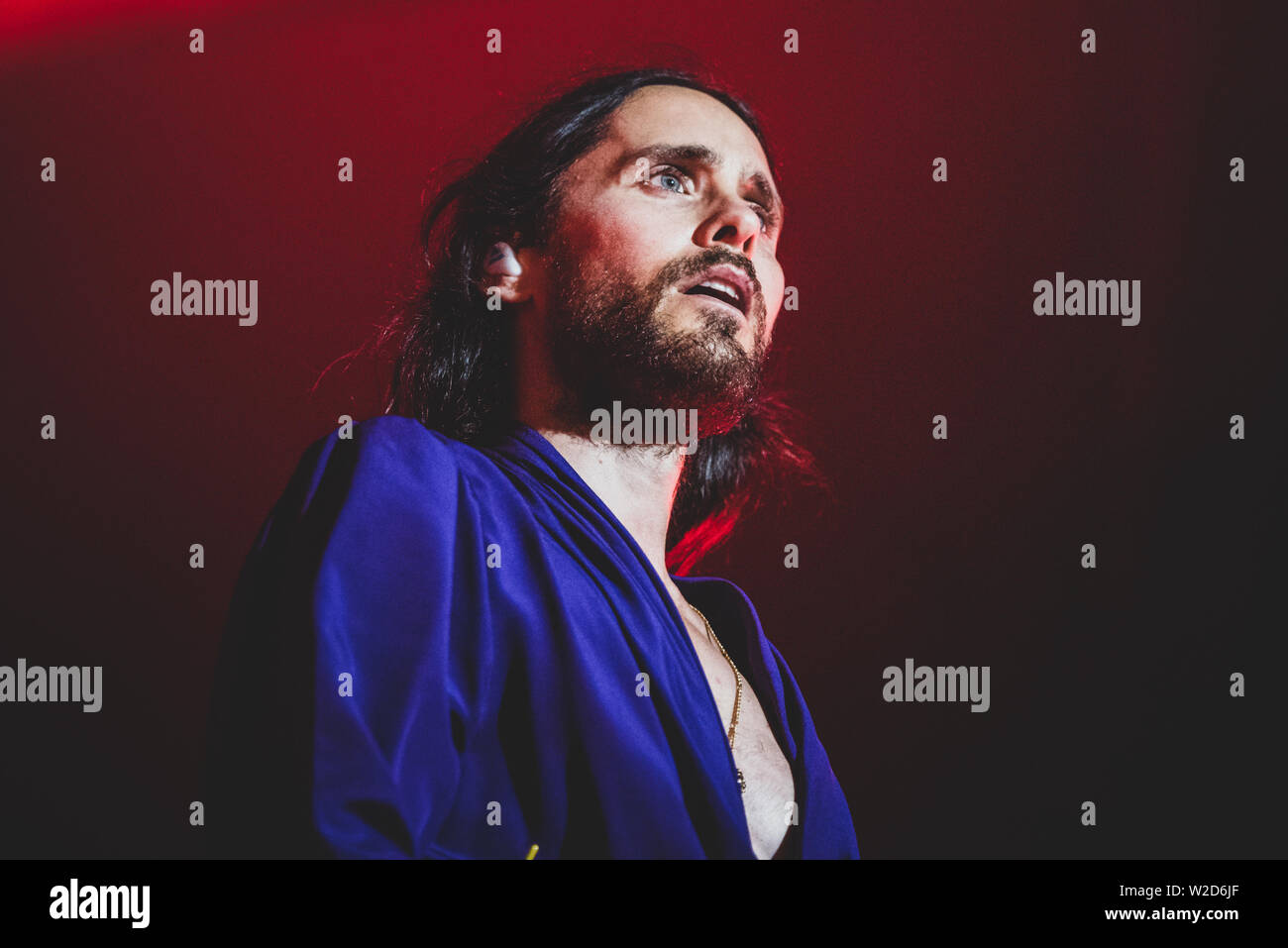 Jared Leto, singer and founder of the American pop/rock band Thirty ...
