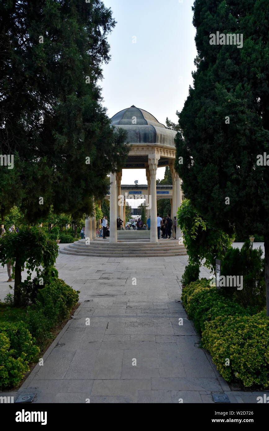 Tomb of Hafez (Hafezieh), Shiraz, Fars Province, Iran, June 22, 2019 ...