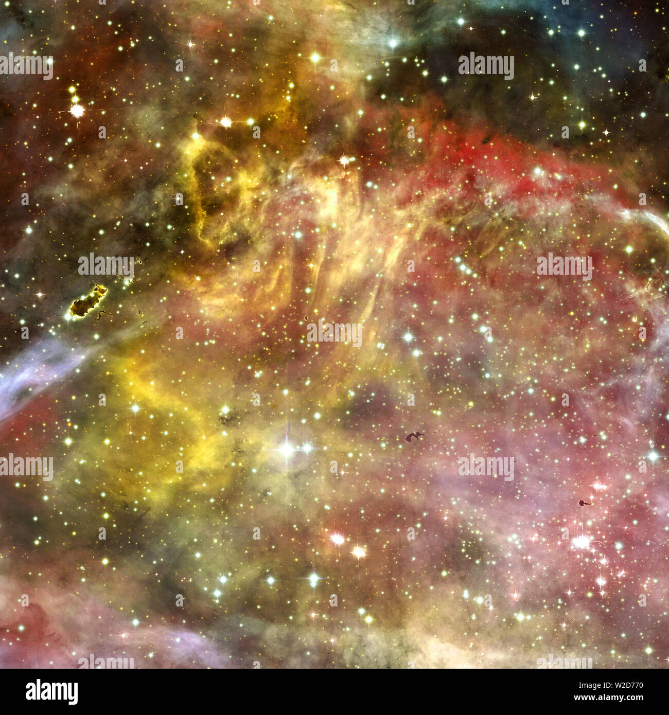 Universe filled with stars, nebula and galaxy. Elements of this image ...