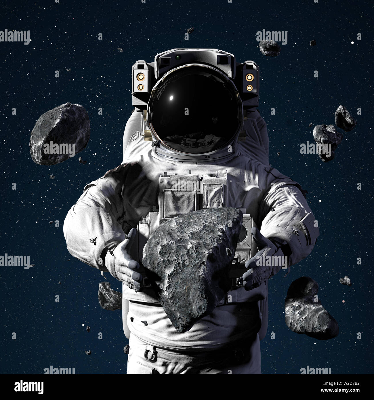 Astronauts Asteroid Mining