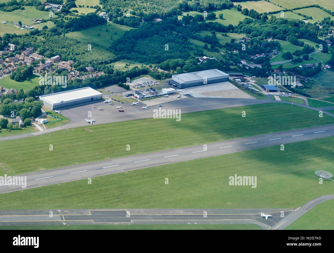 An aerial view of biggin hill airfield hi-res stock photography and ...