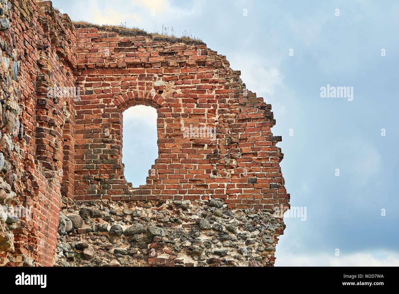 Ludza Castle was a medieval castle built in Gothic style located next ...