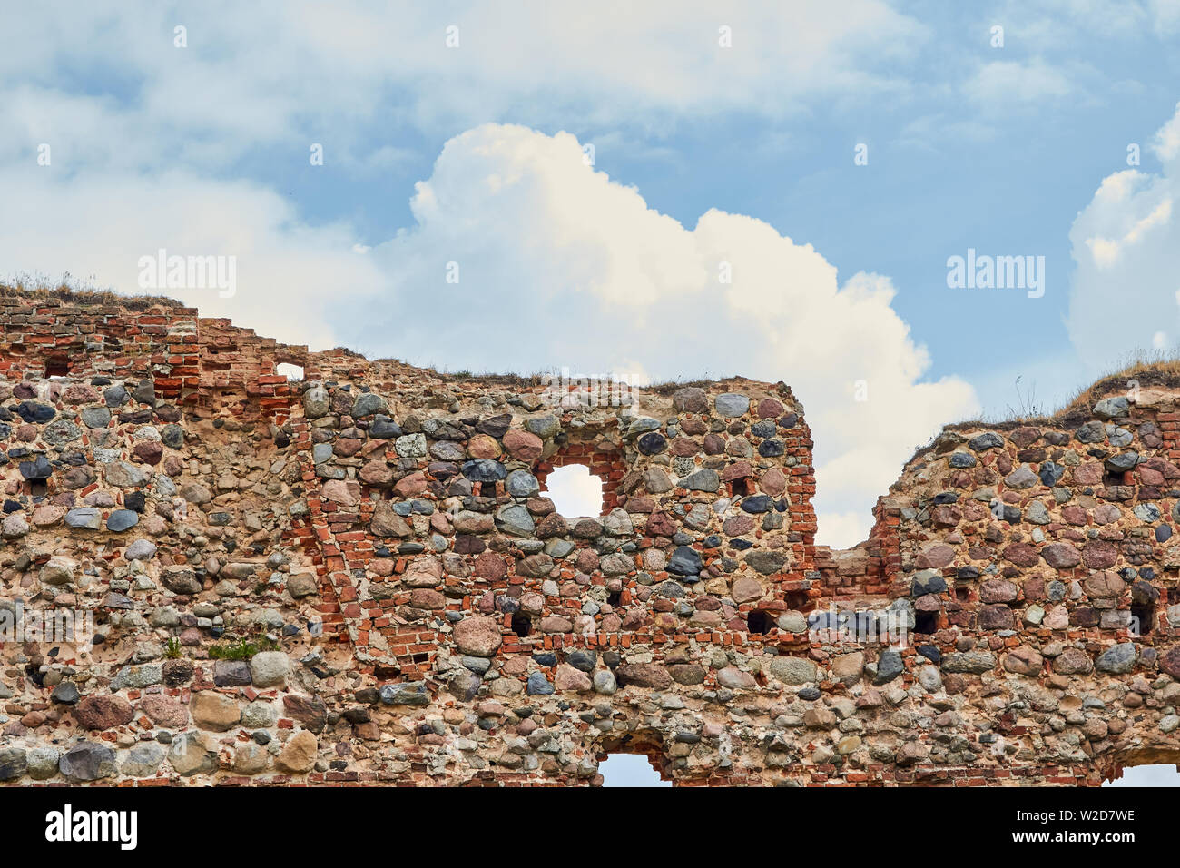 Ludza Castle was a medieval castle built in Gothic style located next ...