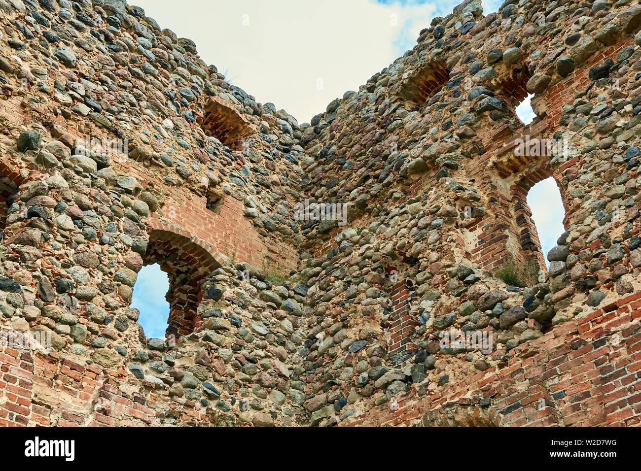 Ludza Castle was a medieval castle built in Gothic style located next ...