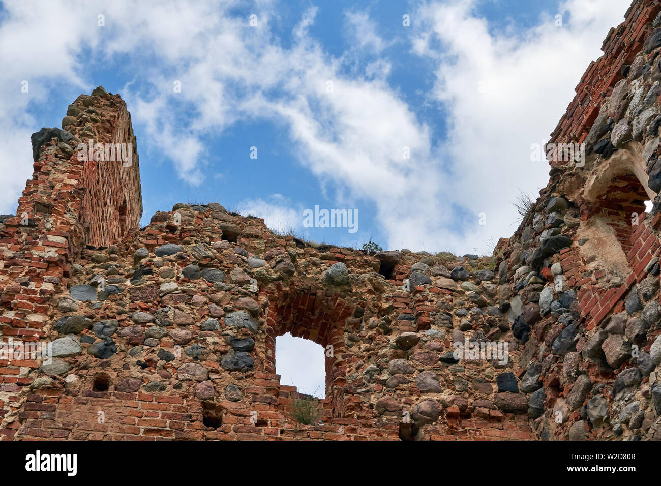 Ludza Castle was a medieval castle built in Gothic style located next ...