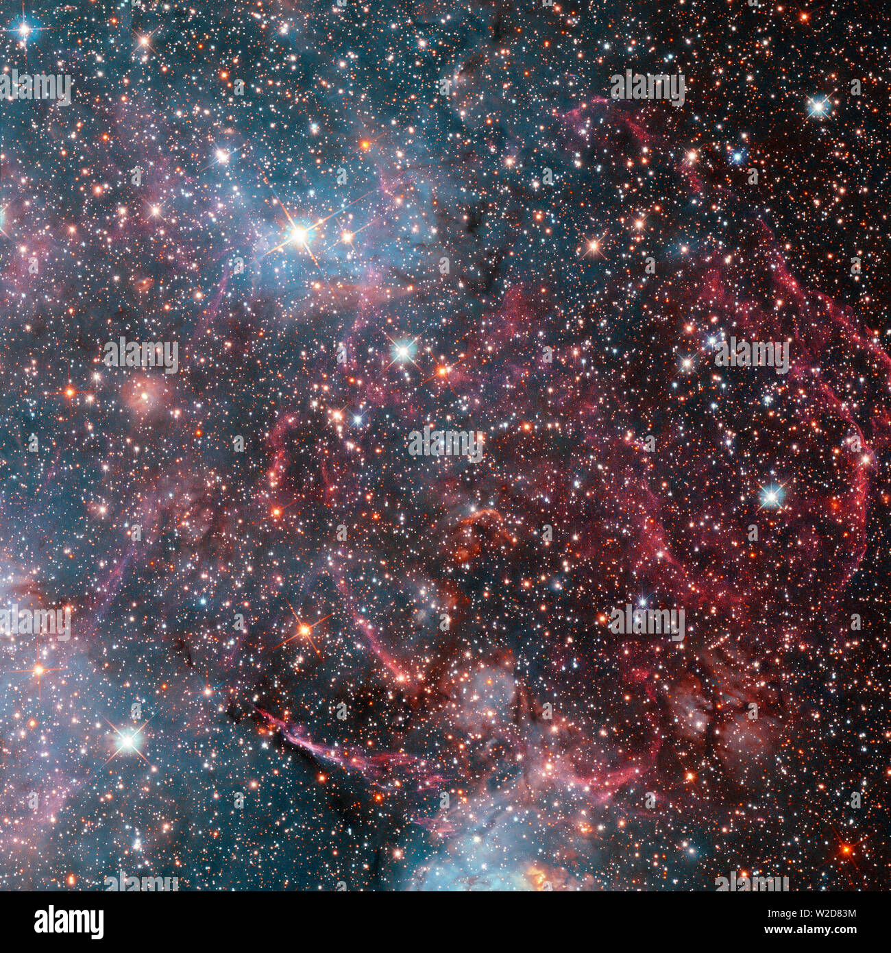 Nebula in outer space. Gas and dust clouds. Elements of this image ...