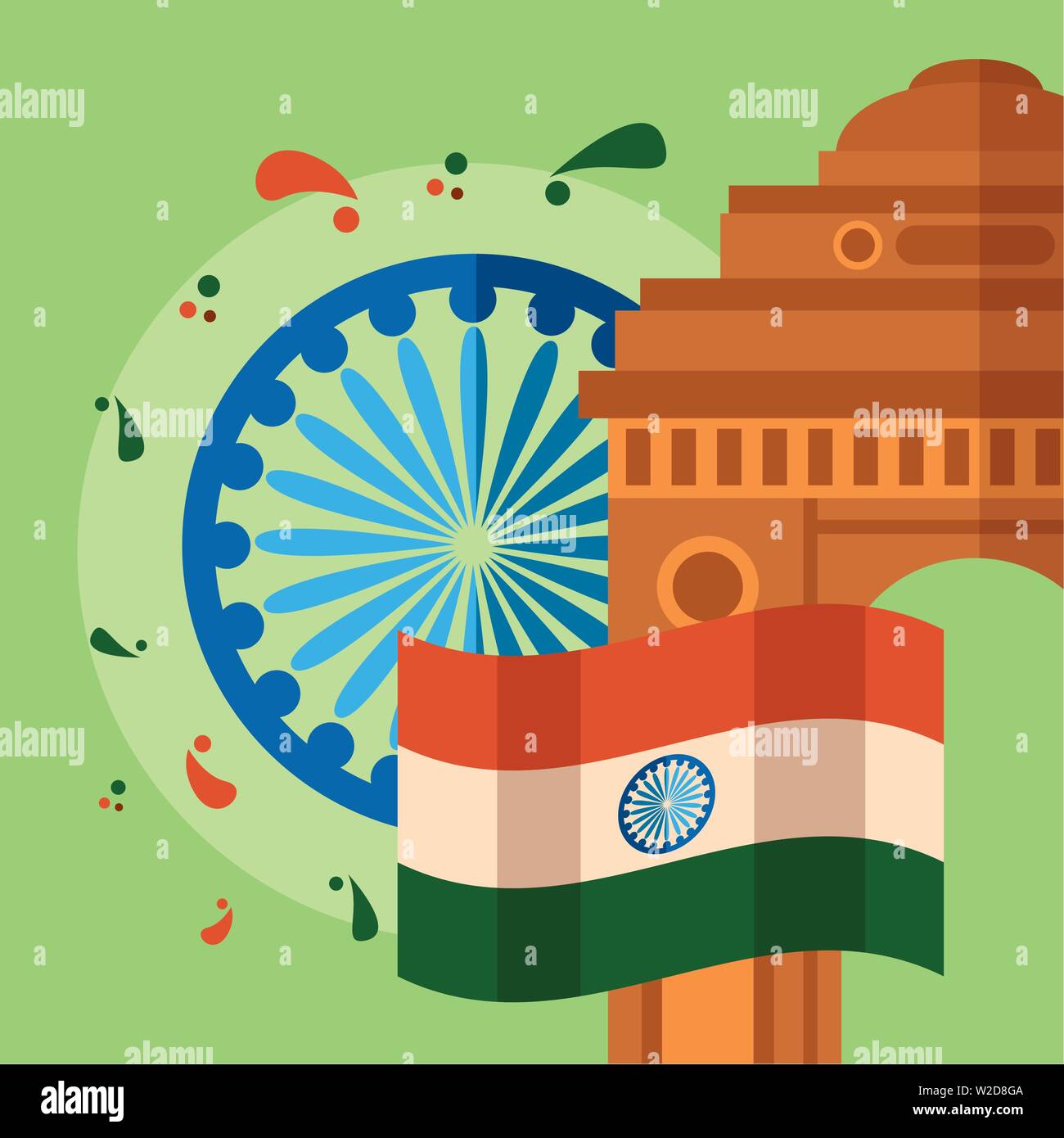 Independence temple Stock Vector Images - Alamy