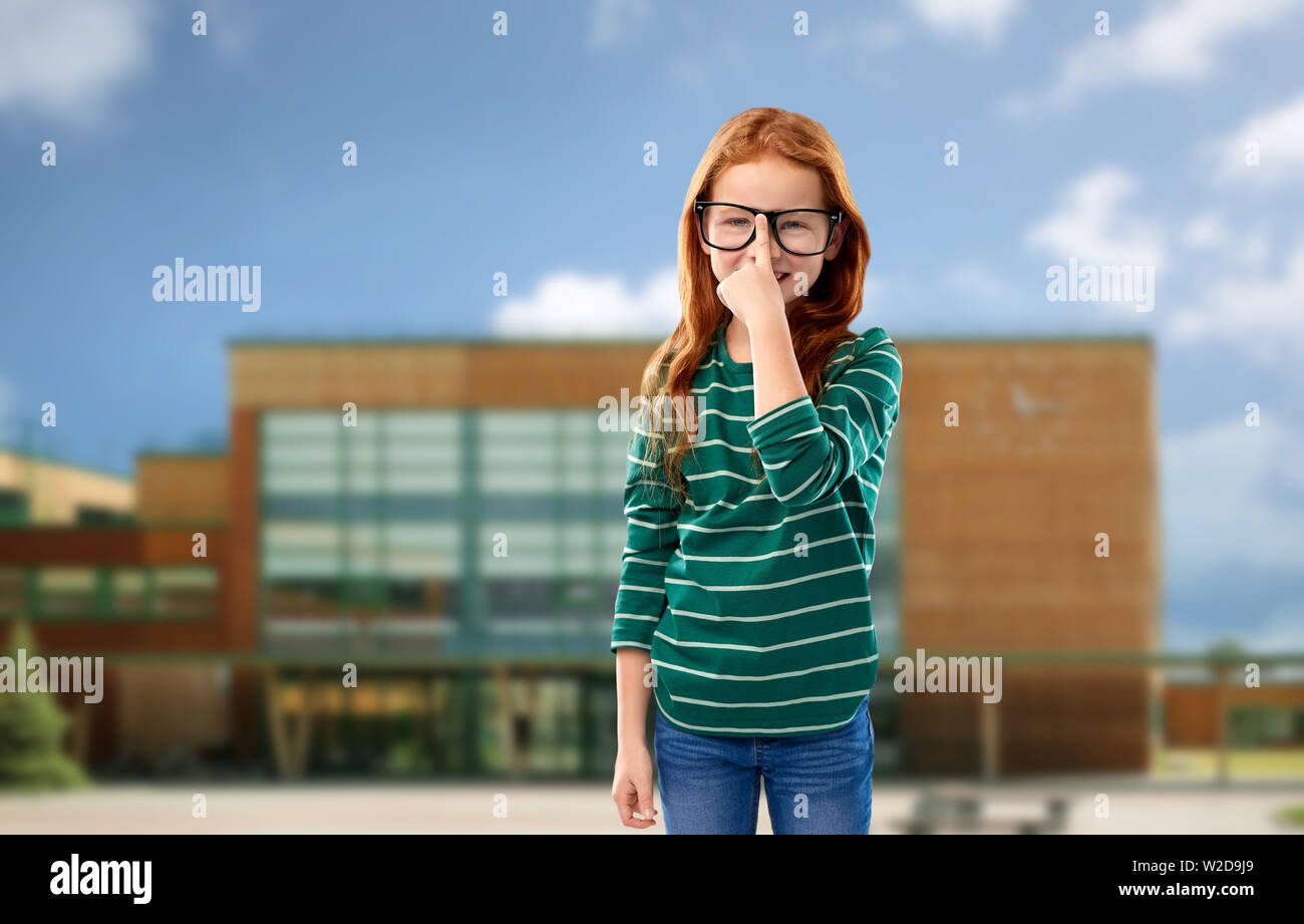 Red hair schoolgirl hi-res stock photography and images - Alamy