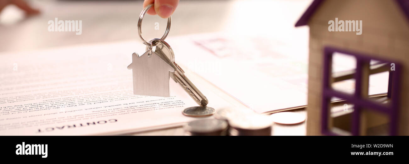 Home Real Estate Property Handover Sale Concept Stock Photo - Alamy