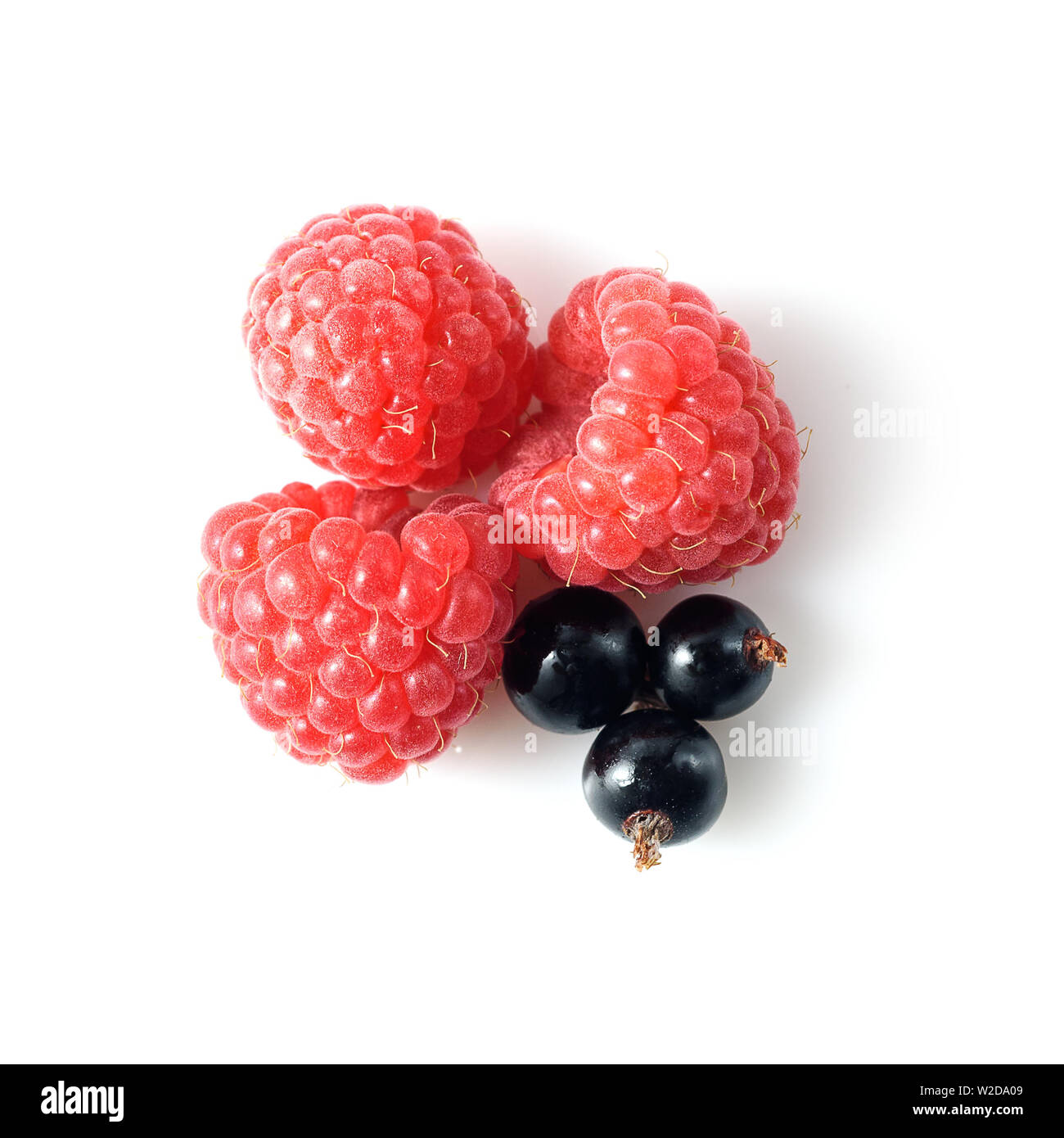 various fresh berries isolated on white background Stock Photo - Alamy