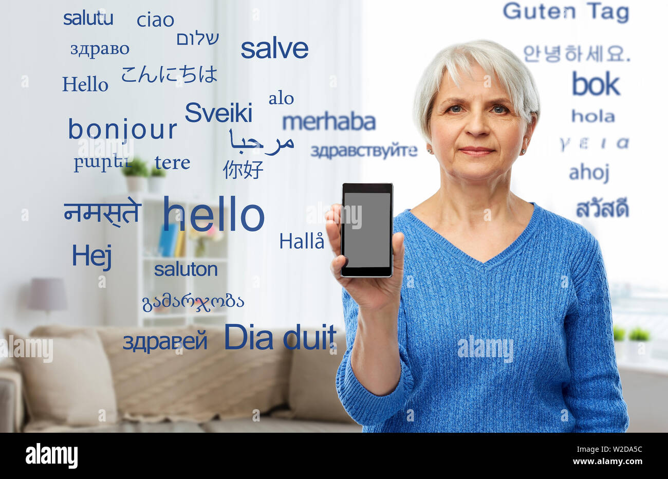 Translator female hi-res stock photography and images - Alamy