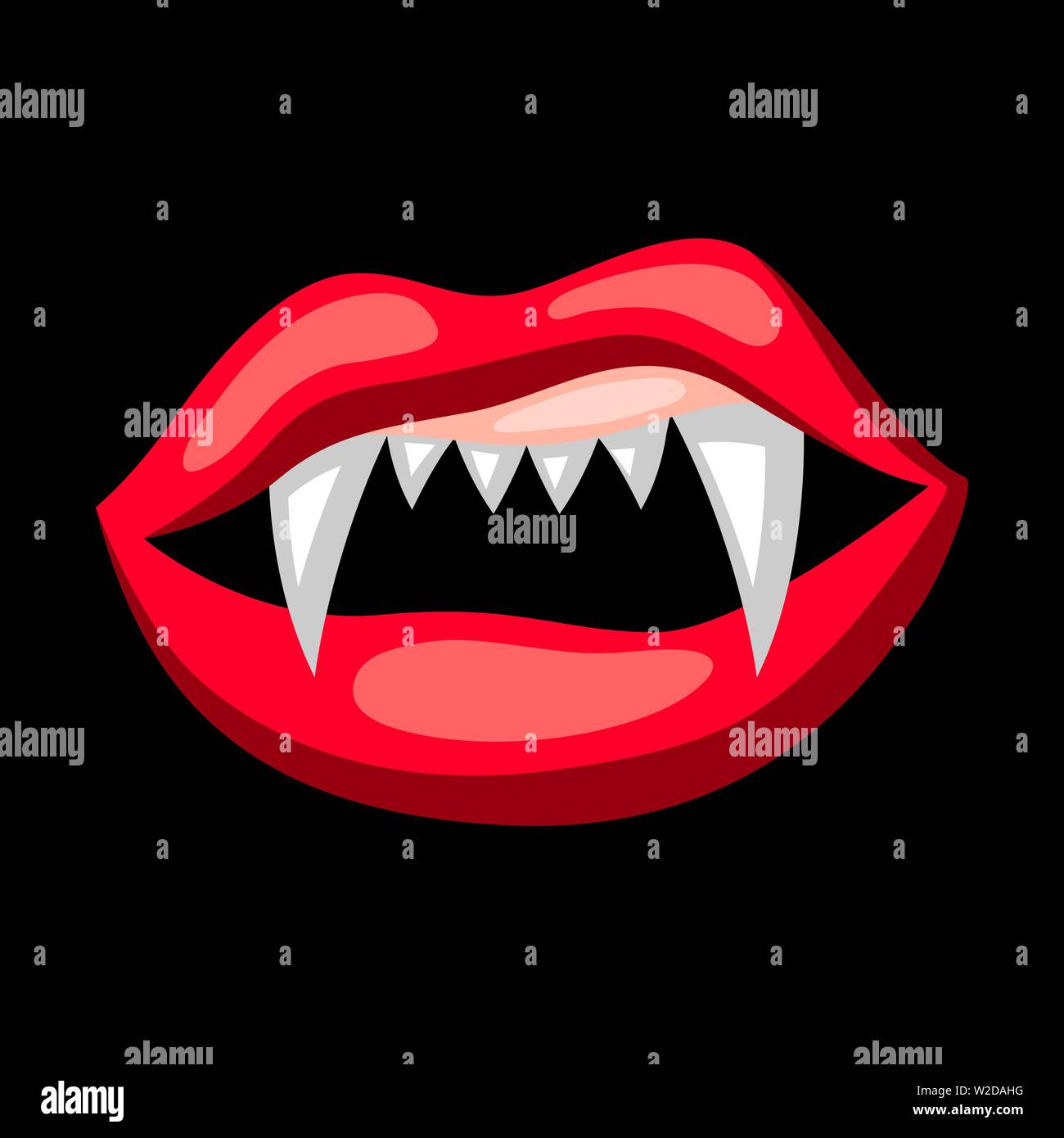 Open mouth jaws teeth Stock Vector Images - Alamy