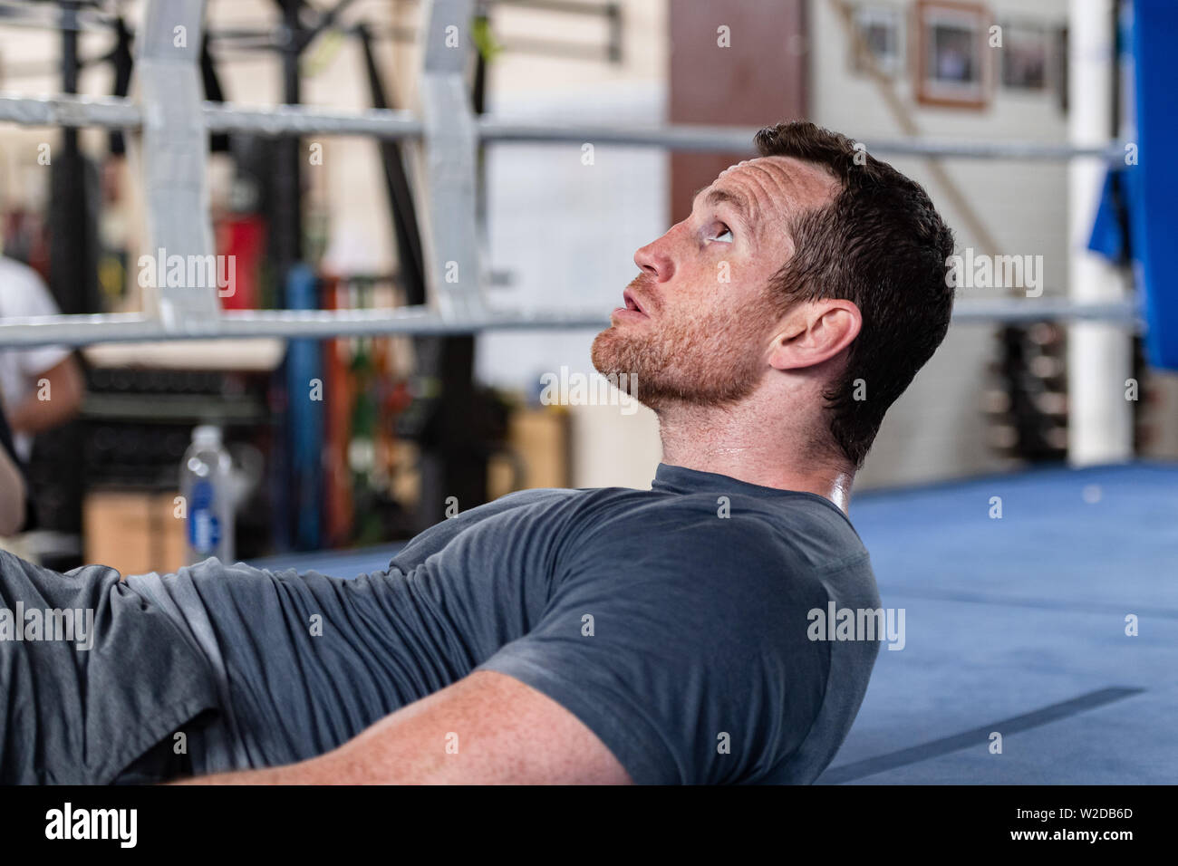 Liverpool, UK. 08th Jul, 2019. David Pricey during Matchroomboxing ...