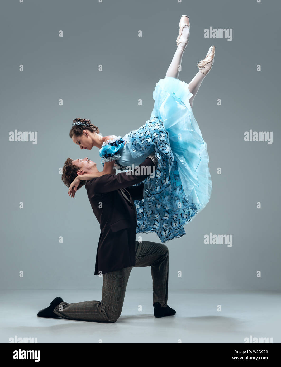 Like a chest with the gold. Beautiful contemporary ballroom dancers ...