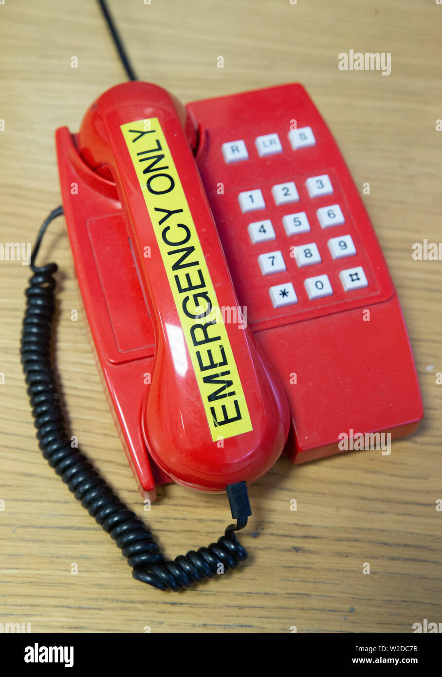 Emergency Telephone in an NHS Hospital Stock Photo - Alamy