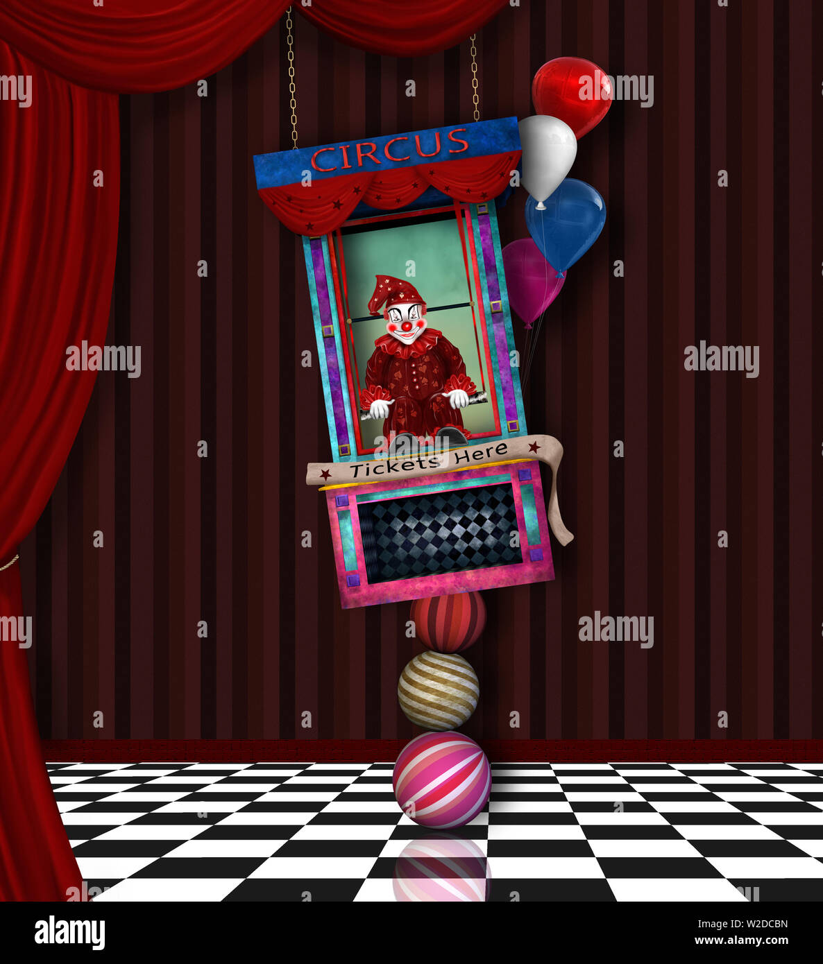 Circus ticket office hi-res stock photography and images - Alamy