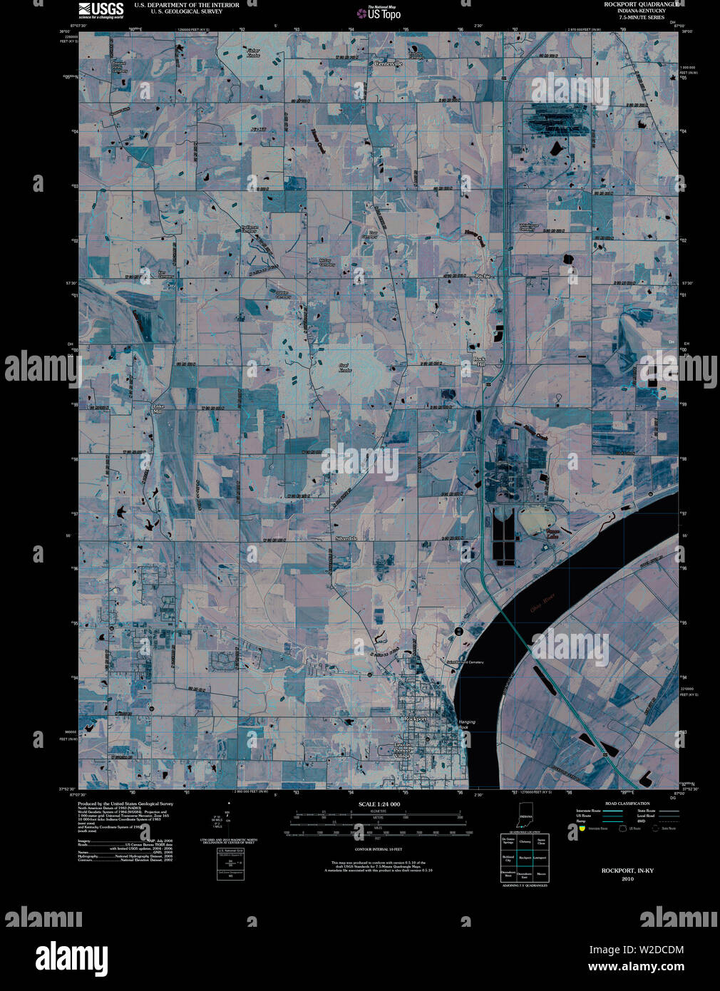 Rockport map hi-res stock photography and images - Alamy
