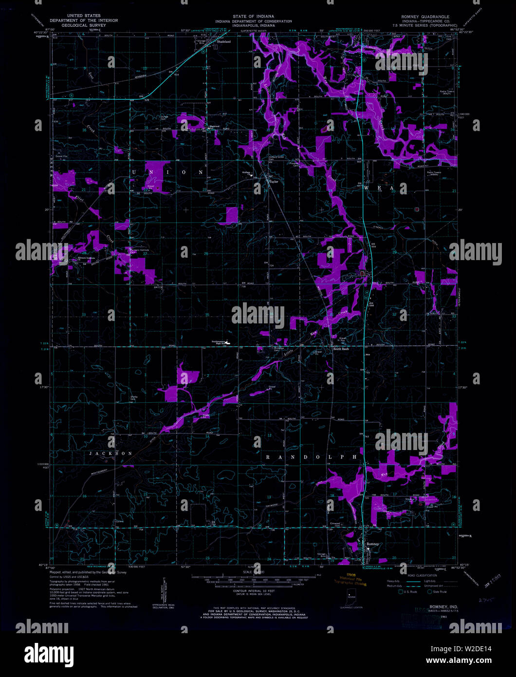 Romney map hi-res stock photography and images - Alamy