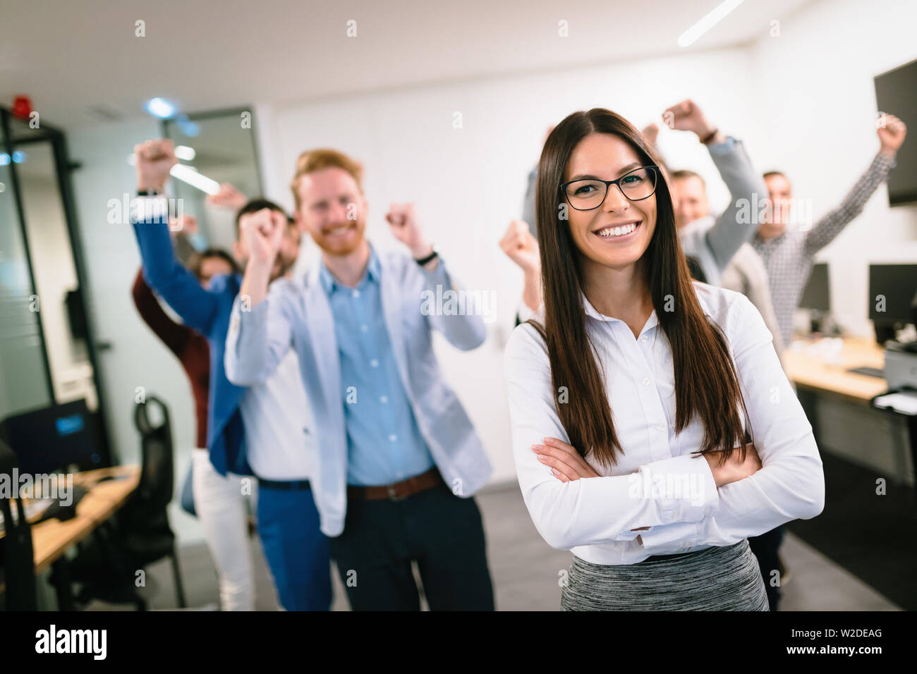Employee team building hi-res stock photography and images - Alamy