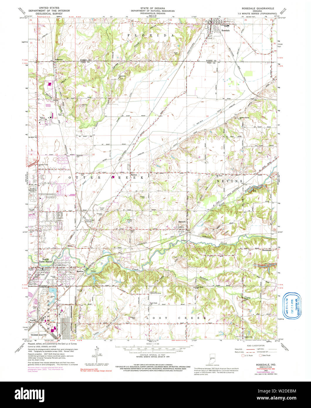Map of rosedale hi-res stock photography and images - Alamy