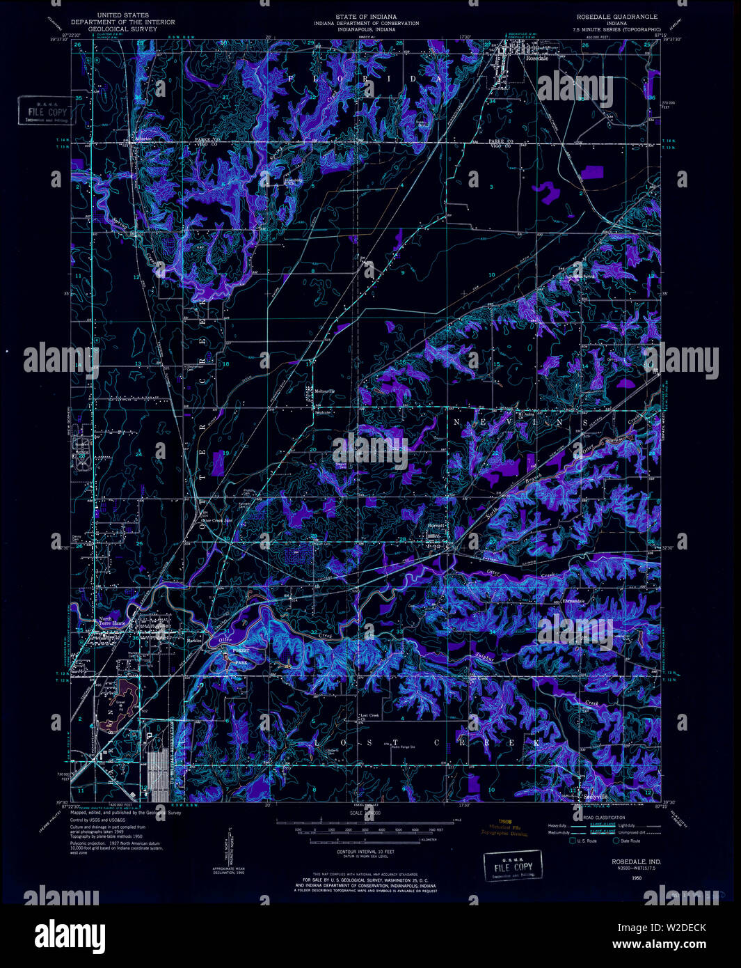 Rosedale map hi-res stock photography and images - Alamy