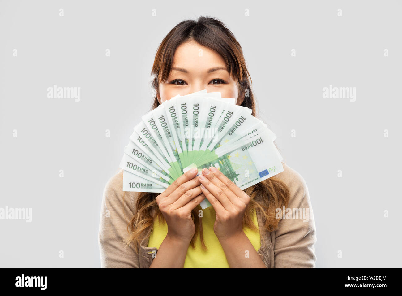 Asian fan euro hi-res stock photography and images - Alamy